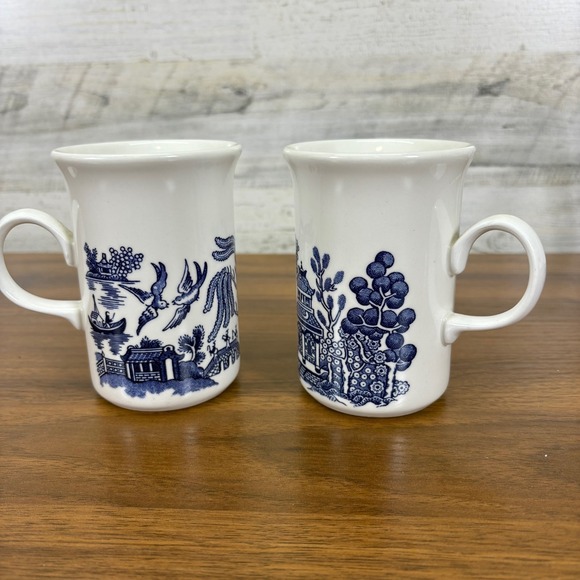 Churchill | Dining | Vintage Churchill Blue Willow Tea Cup Coffee Mug 4 ...